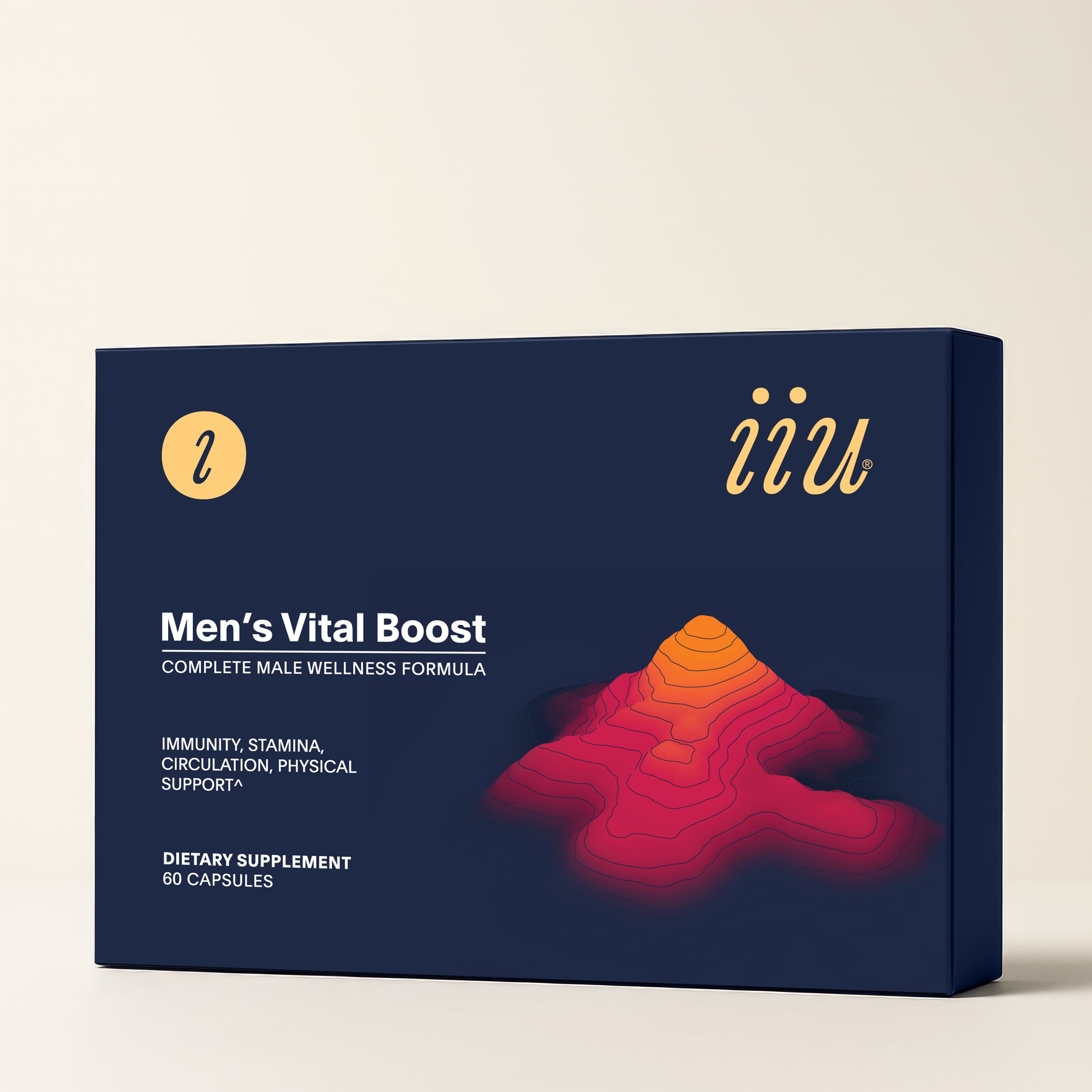 iiu Men's Vital Boost | Male Stamina, Circulation & Wellness Support